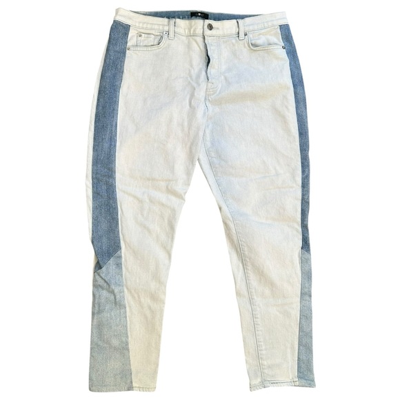 7 For All Mankind | Jeans | 7 For All Mankind Josephine Color Blocked ...